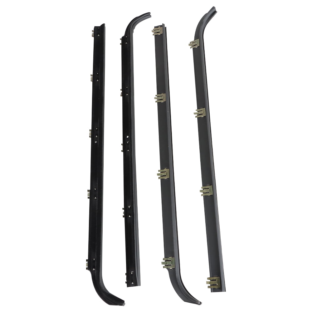 Genrics 4PCS Set Window Sweep Felts Inner Outer Seals Weatherstrip for ...