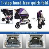HPZ Pet Rover XL Dog Stroller, Purple - Walmart.com