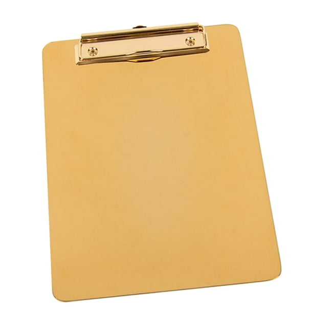 Portapapeles Portátil, Tablero De Escritura De Acero Inoxidable, Clip ...