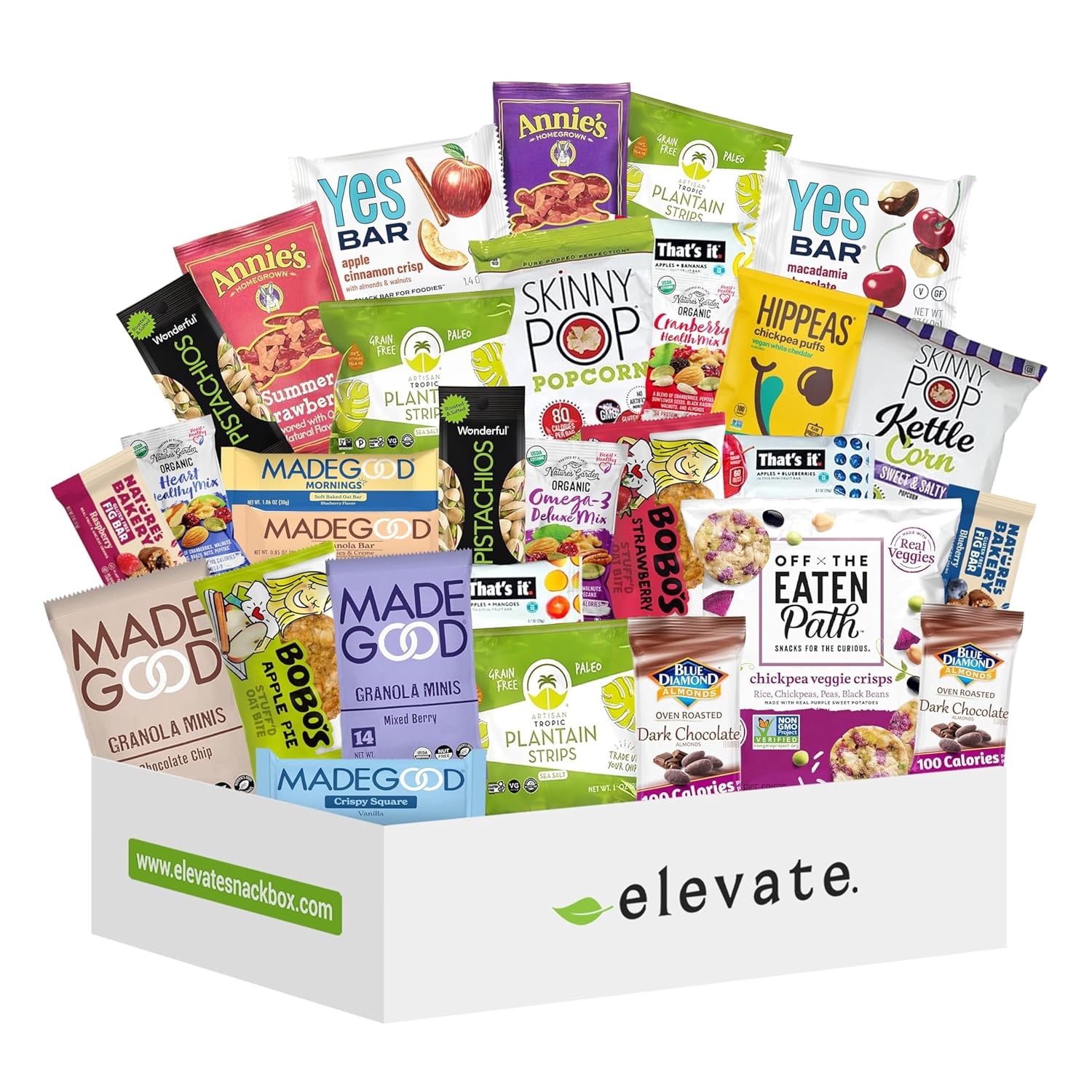 Premium Vegan, Gluten Free Healthy Snack Box: A Mix Of 20 Individually ...