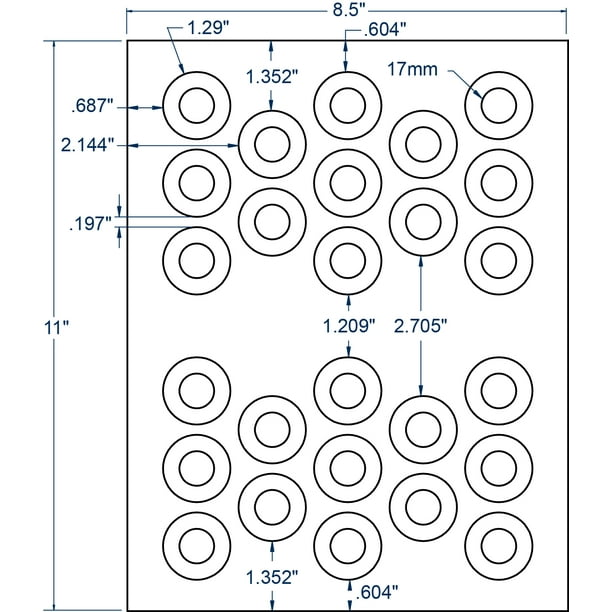 Compulabel 312862, 1-1/3" Diameter CD/DVD Hub Labels (100 Sheets ...