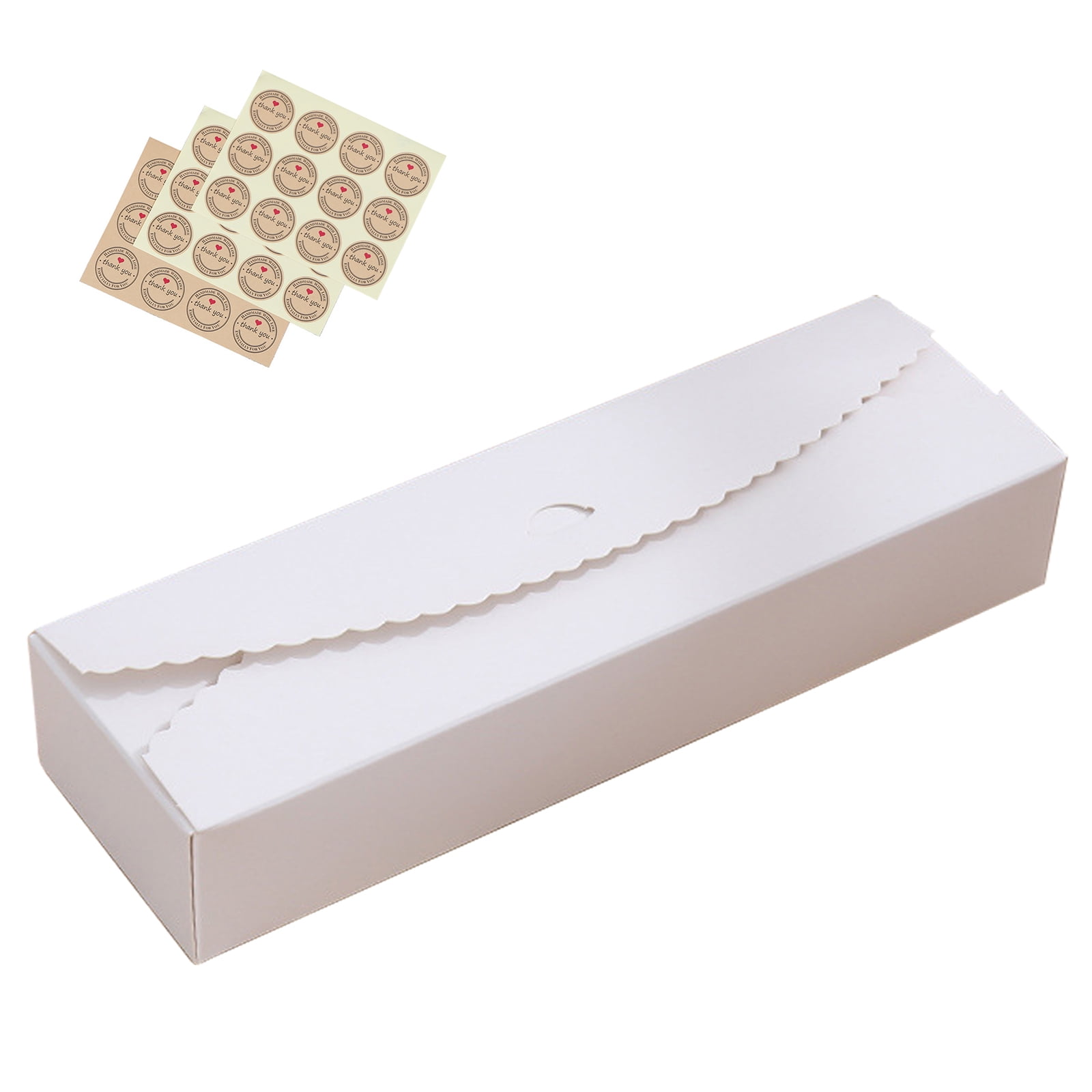 30pcs Rectangular Cardboard Biscuit Boxes, Cookie Box Packaging Box ...