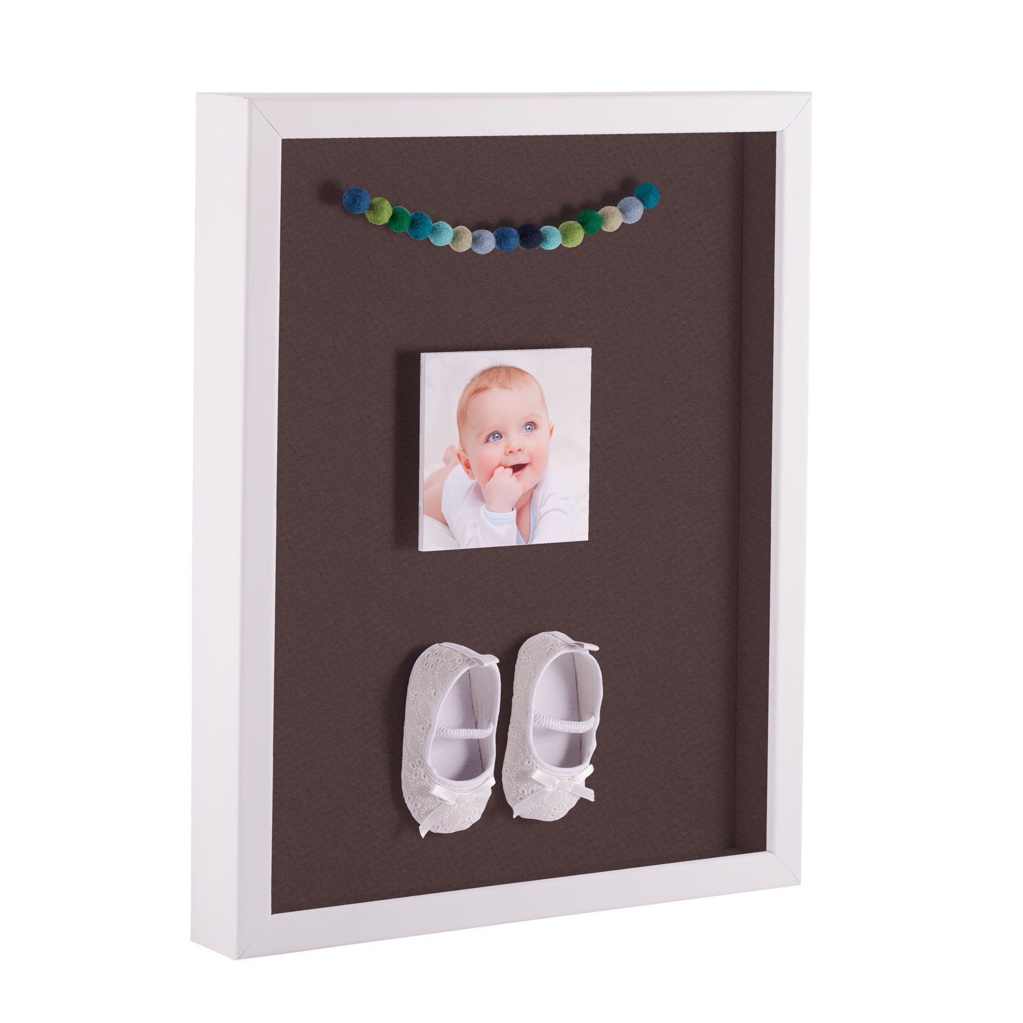 ArtToFrames 20x20 Inch Shadow Box Picture Frame, with a Satin White 1 ...