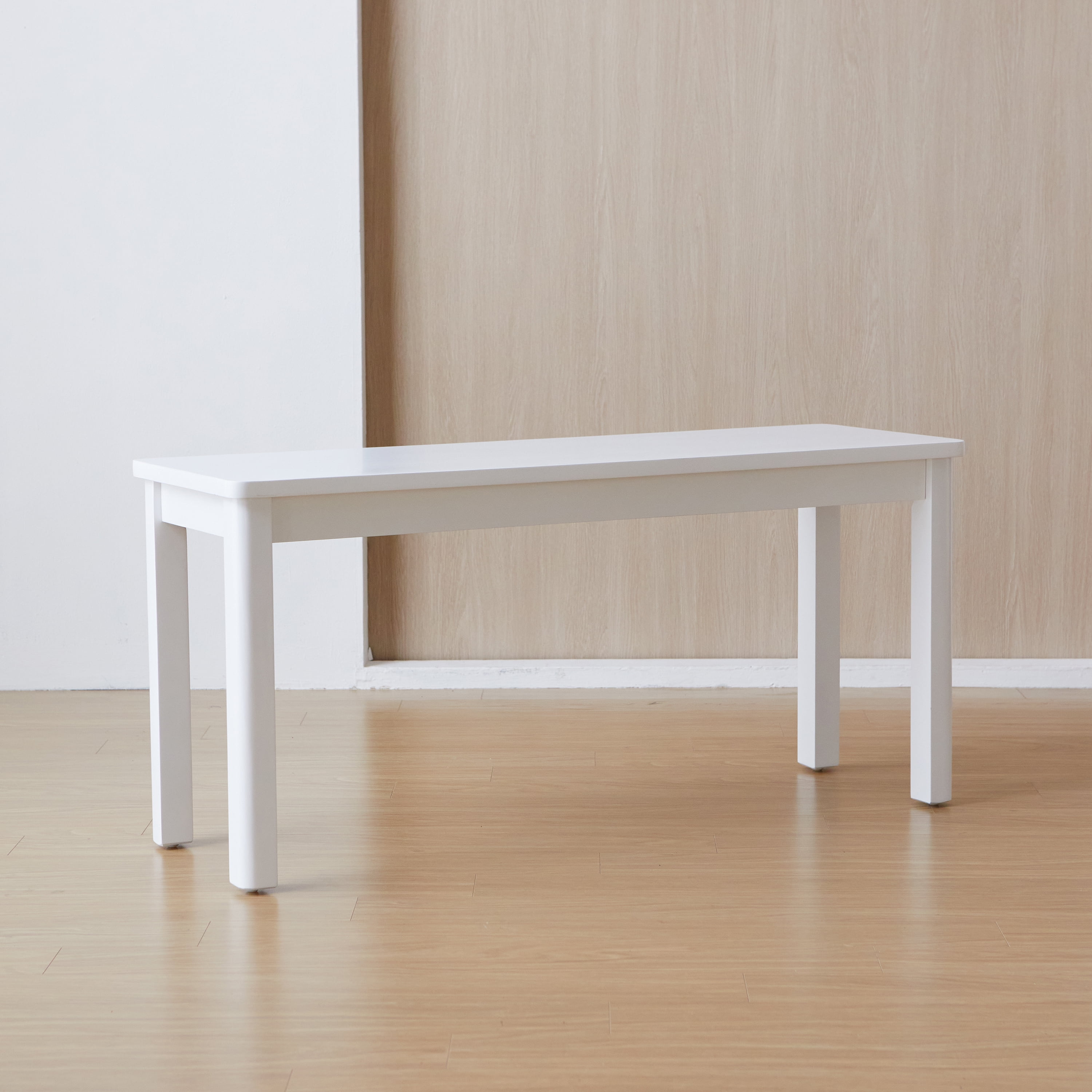 Livinia Cabin 37.4" Rectangular Wooden Dining Table / Mid Century ...