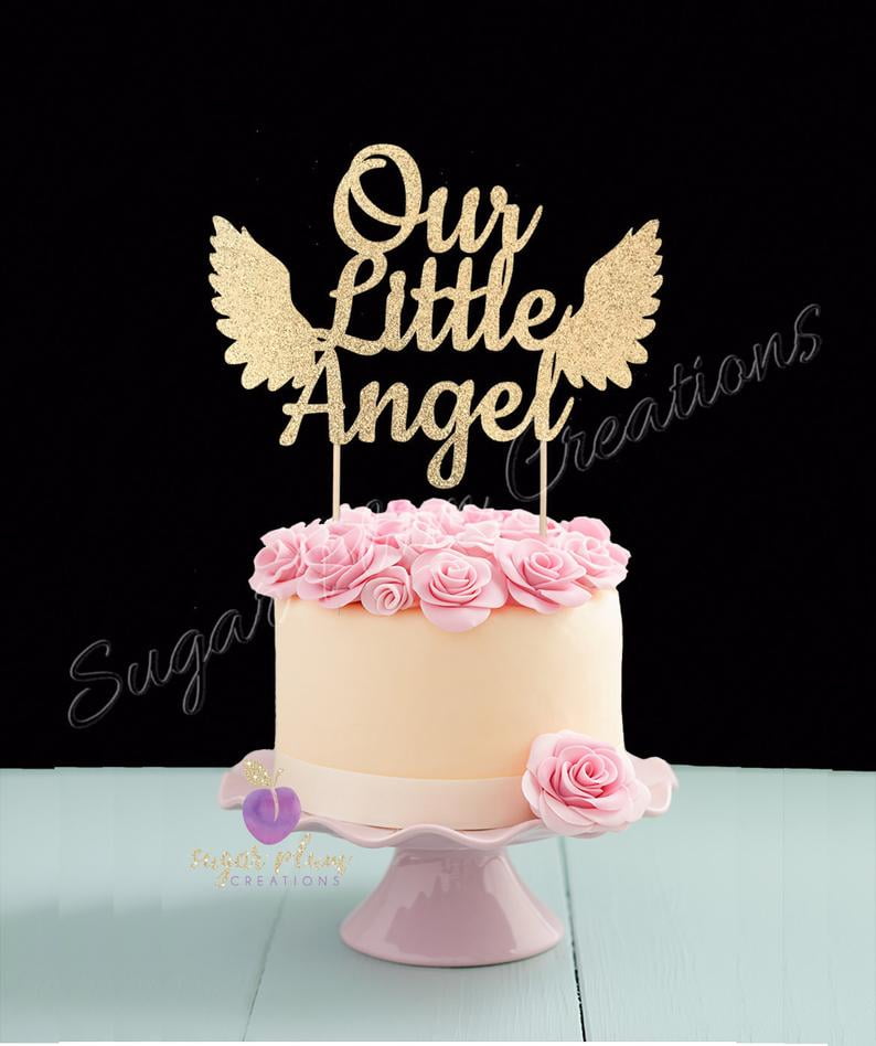 Our Little Angel Cake Topper - Walmart.com