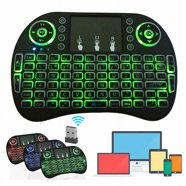 Mini 3 color Backlit Keyboard 2.4GHz Wireless Keyboard for PI, TV Box ...