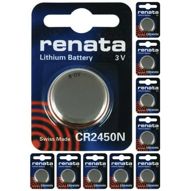 Renata CR2450N-CU 540mAh 3V Lithium Primary (LiMNO2) Coin Cell Battery - Walmart.com