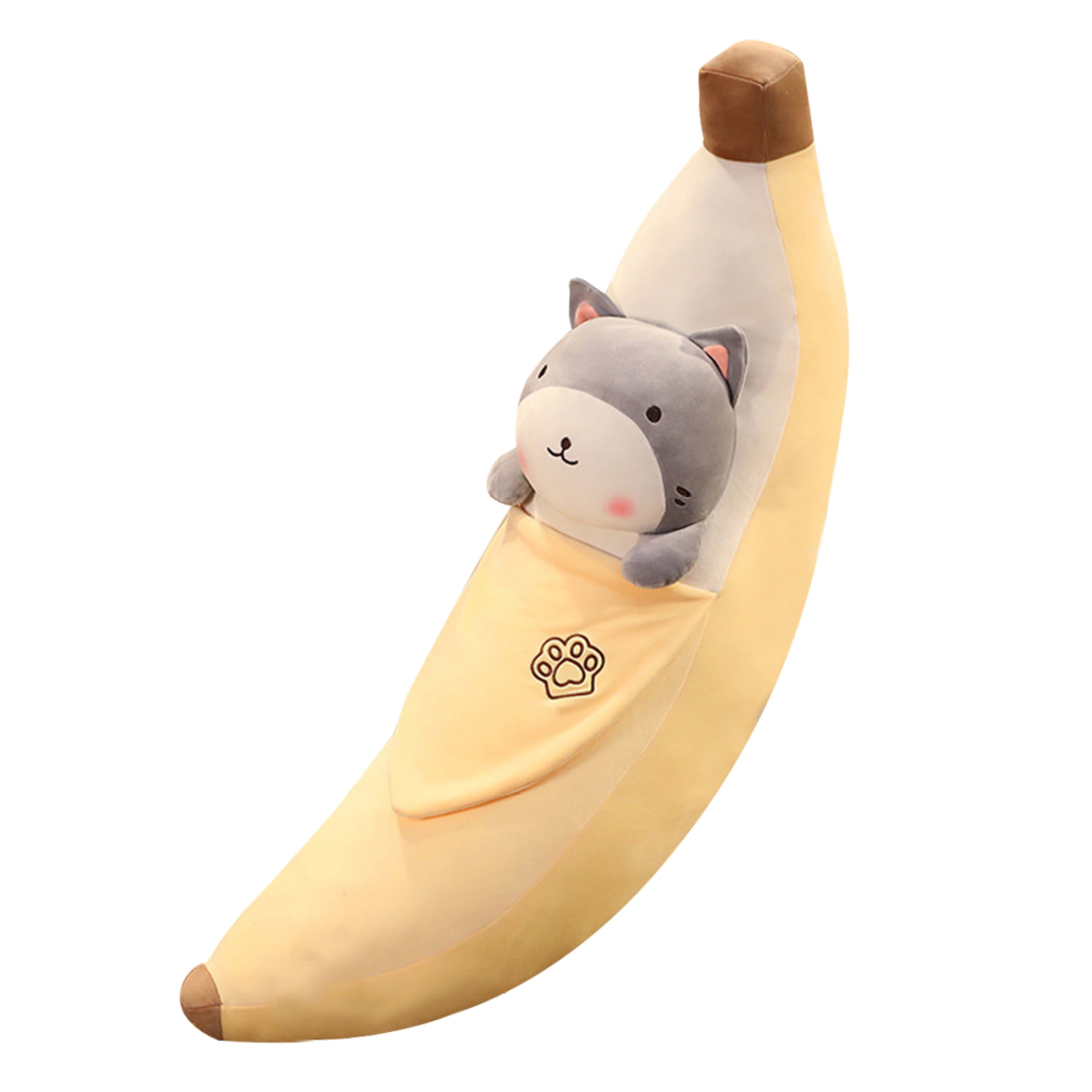 EUBUY Soft Banana Plush Toy Cute Plush Cushion Stuffed Fruit Plush ...