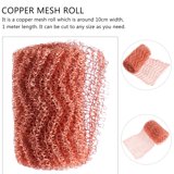 Masteelf Orange Copper Mesh Roll for Home Use Pure Copper Knitted ...