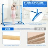 Costway 51'' Portable Freestanding Stretching Dancing Ballet Bar with 4 ...