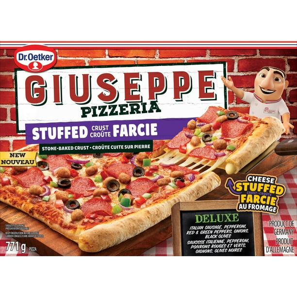 Dr. Oetker Giuseppe Stuffed Crust Deluxe Pizza, Gius Stfd Crst Dlx ...