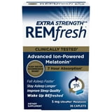 REMfresh 5mg Extra Strength Melatonin Sleep Aid, 36 Caplets, Supports ...