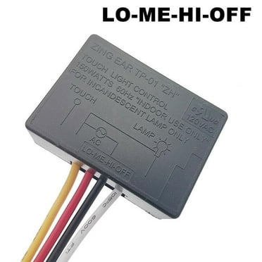 2 Pack Touch Dimmer Switch for Lamp 3 Way Touch Control Module 3 Levels ...