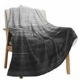 Fleece Blanket Abstract Gradient Stripe Lines Blankets, Soft Cozy Warm ...