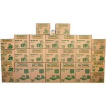 U-Haul Household Moving Kit - 36 Moving Boxes, 2 Wardrobe Boxes, 2 Dish ...