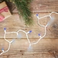 100ct Mini LED String Lights Blue/Pure White - Walmart.com