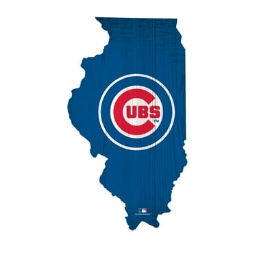 Chicago Cubs 24'' Round Heritage Logo Sign - Walmart.com