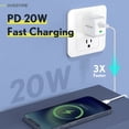 USB C Charger Set, Overtime 20W Fast Charger and USBC-Lightning Cable ...
