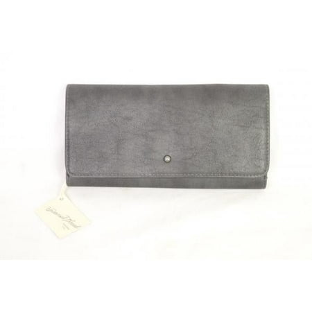 Universal Thread Women's Flap Trifold Wallet Charcoal | Walmart Canada