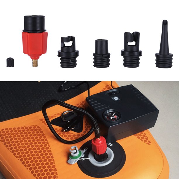 Sup Air Pump Adapter Inflatable Paddle Rubber Boat Kayak Air Valve ...
