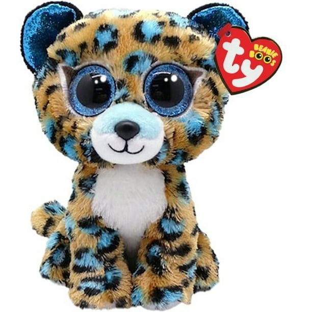 TY Beanie Boos - COBALT the Leopard (Glitter Eyes) (Regular Size - 6 ...