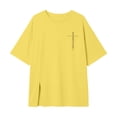 Bainana T Shirts For Kids Girls Cross Print Short Sleeve Crew Neck Tops ...