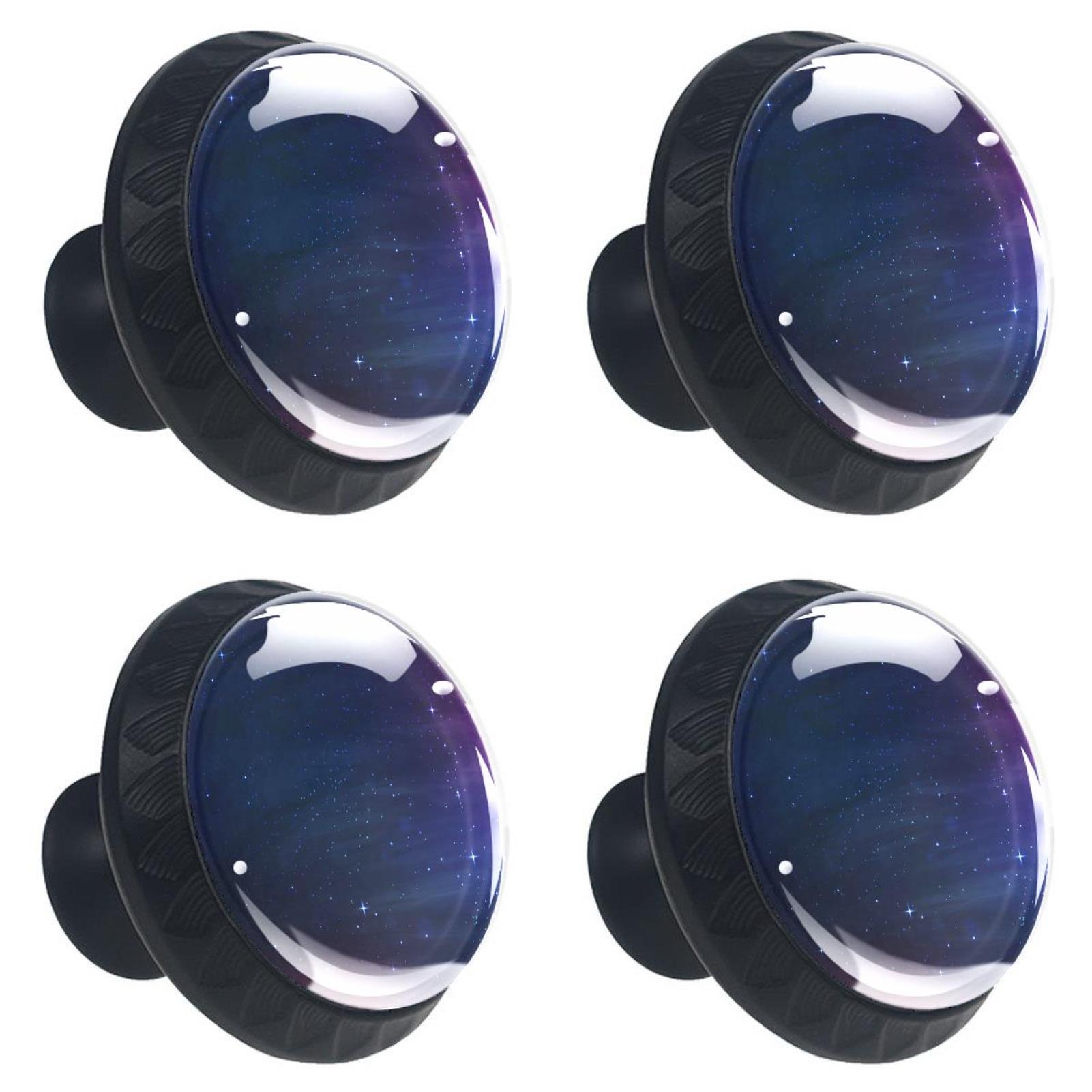 4 Pcs Starry Sky Galaxy Knobs for Kitchen Cabinet Cupboard Dresser ...