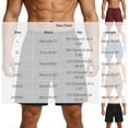 Swuxness Men Cargo Shorts Pants Loose Gentle Texture Large Pocket ...