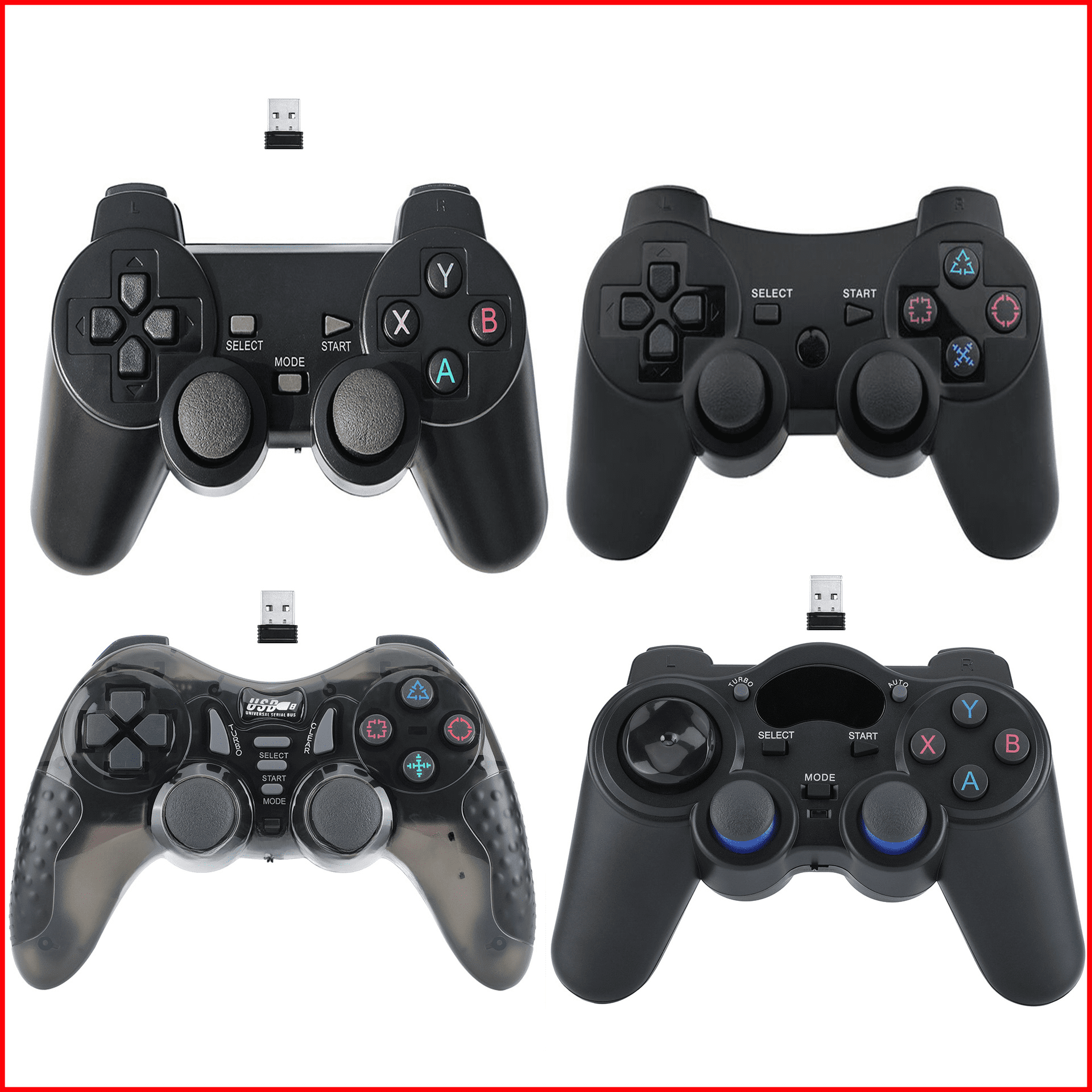 Smart TV Smart Car Game Set Top Box Computer Wireless Game Handle Controlador de juegos ...