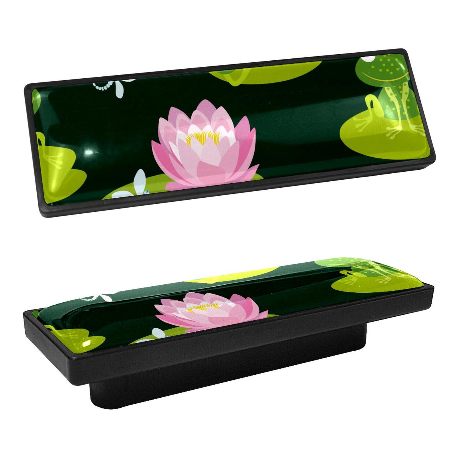 4 Pcs Rectangle Cabinet Handle Cupboard Knob Drawer Pulls Handle Frog ...