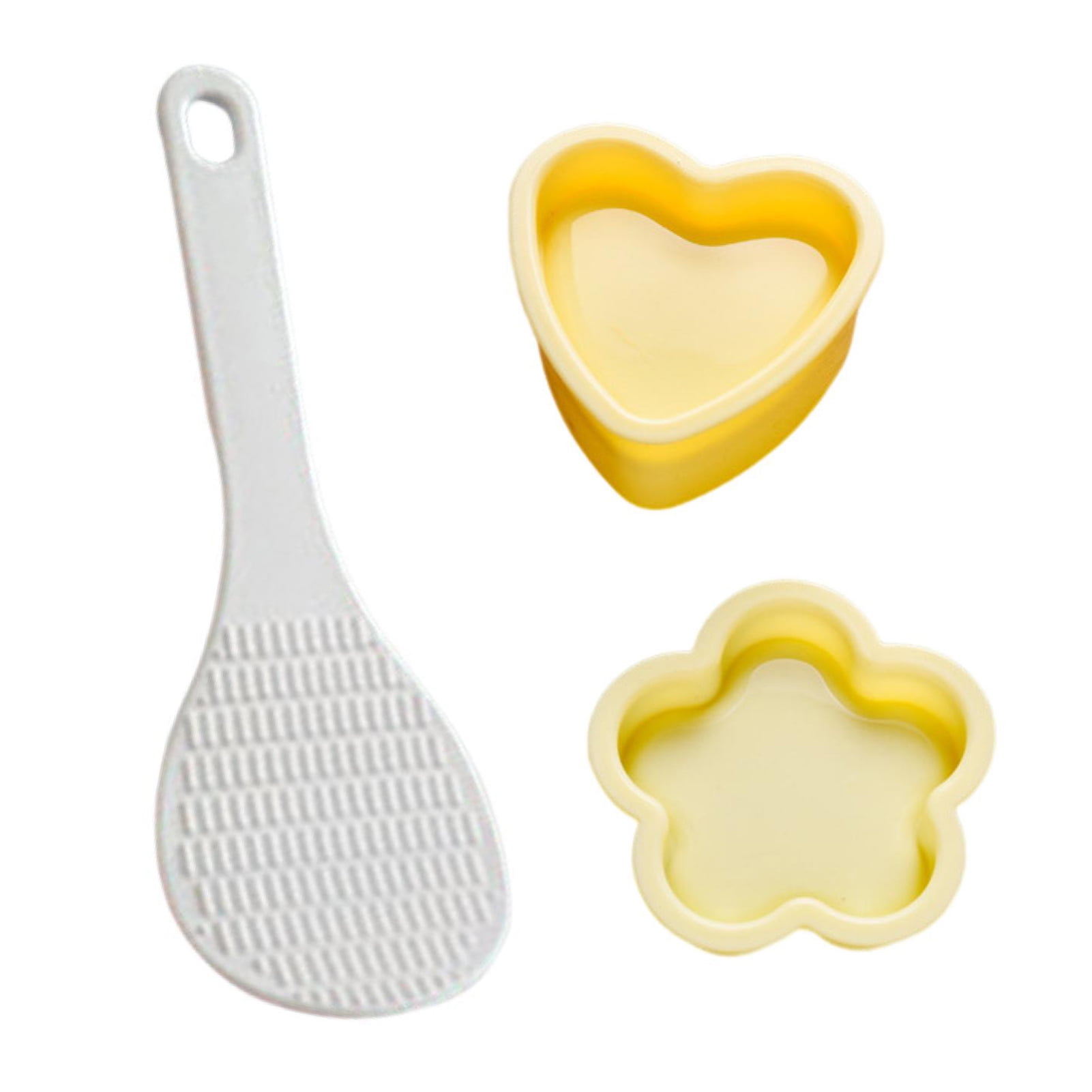 DISHAN Triangle Rice Ball Sushi Maker Set with Meal Spoon - Non-Stick ...