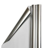 JAM Paper Metallic Silver Paper All Occasion Gift Wrap Papers, (2 Rolls ...