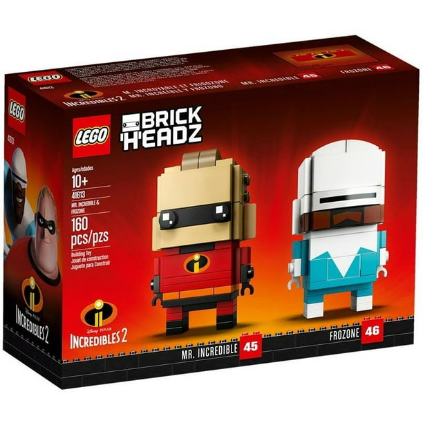 DIsney Brick Headz Mr. Incredible & Frozone Set LEGO - Walmart.com ...