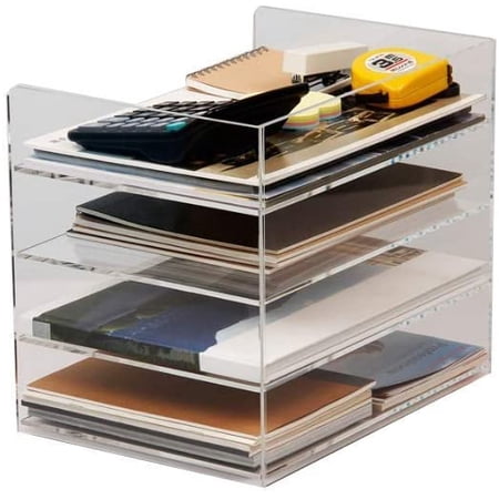 File cabinets Transparent Color Plexiglass Magazine Rack Frame File ...