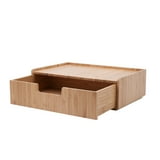 MobileVision Bamboo Slim Charging Stand and Bamboo Drawer Combo ...