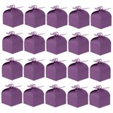 HEMOTON Purple Creative Paper Gift Boxes for Storing Candies and Snacks ...