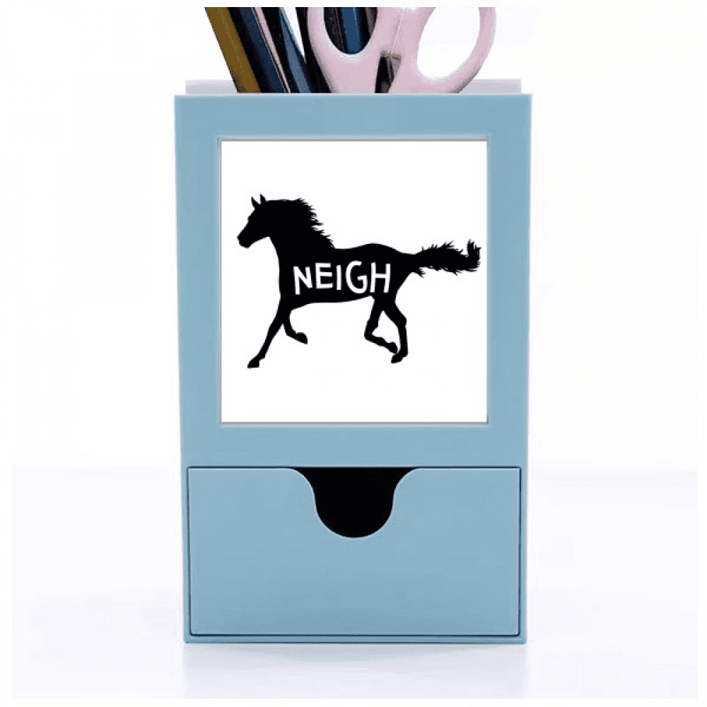 Running Dash Neigh Desk Supplies Organizer Pen Holder Card - Walmart.com