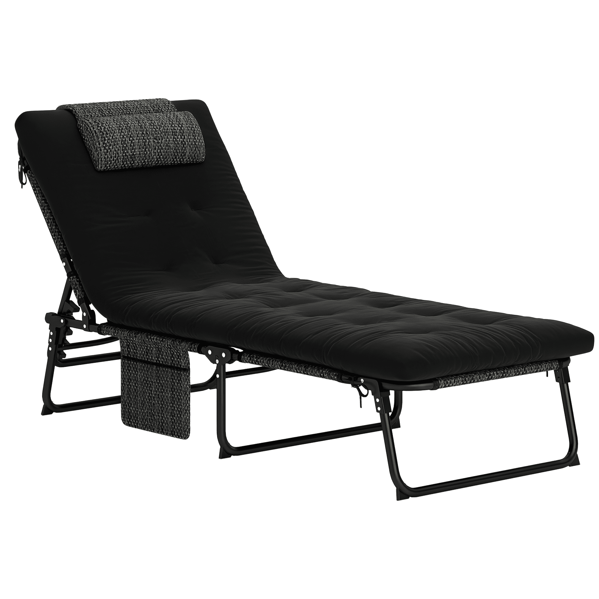 Click here for Outsunny Folding Lounge Chair W/ Cushion  Reclinin... prices
