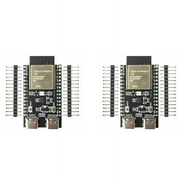 2x Esp32 C6 Devkitc 1 N4 Placa De Desarrollo Esp32 C6 Placa Base Risc V