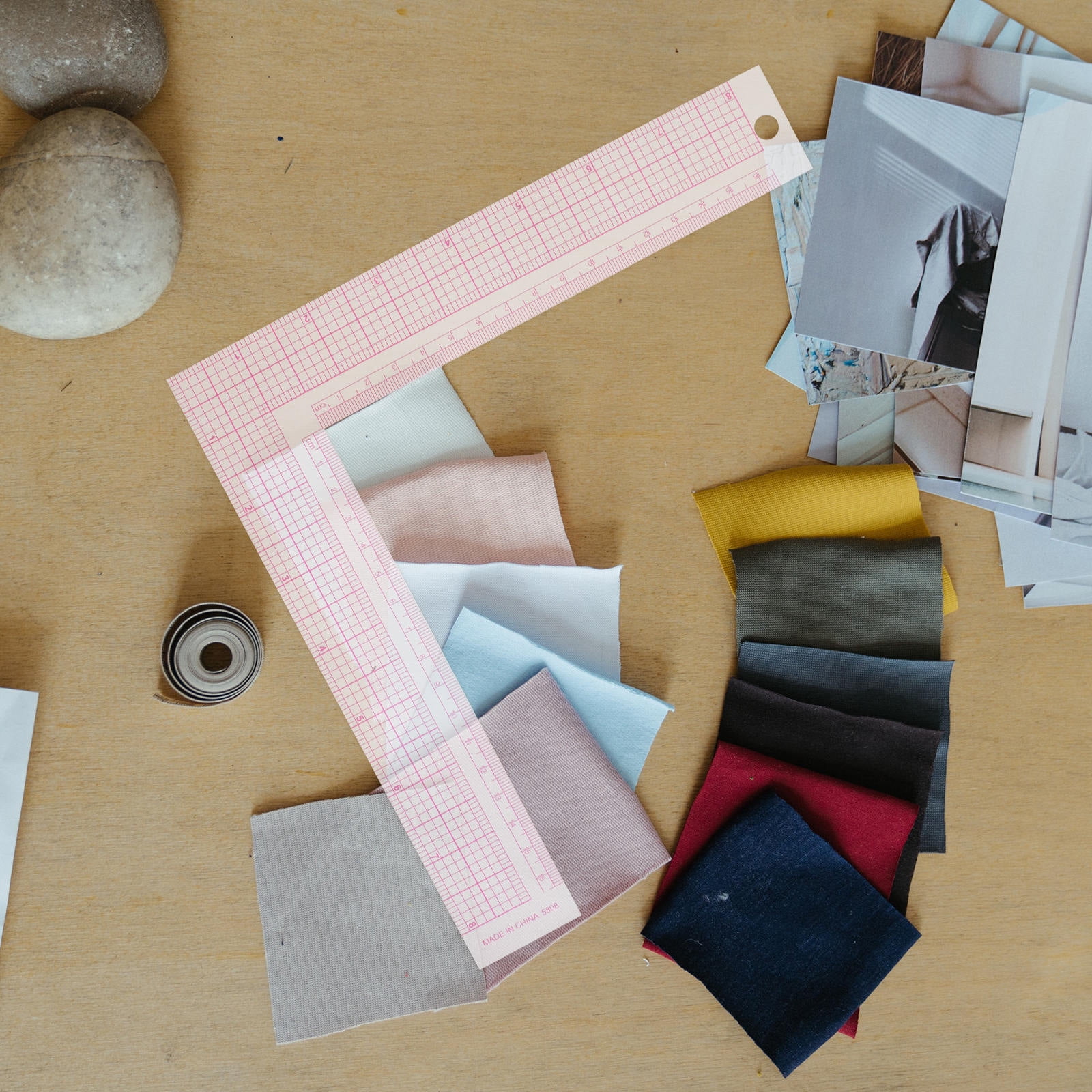 Click here for Phenofice 2pcs Pink Plastic Sewing Ruler For Quilt... prices