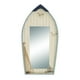 Seaside Nautical Row Boat Mirror Decor With Fishing Net - Walmart.com