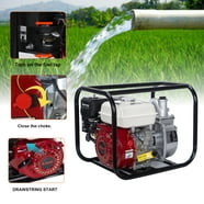 NOVUS Semi Trash Pump 3 inch, Gas Powered Water Pump for Pond Pool ...
