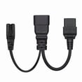Zecic IEC C20 Male Plug Extension Power Cable 3Pin Connector IEC320-C20 ...