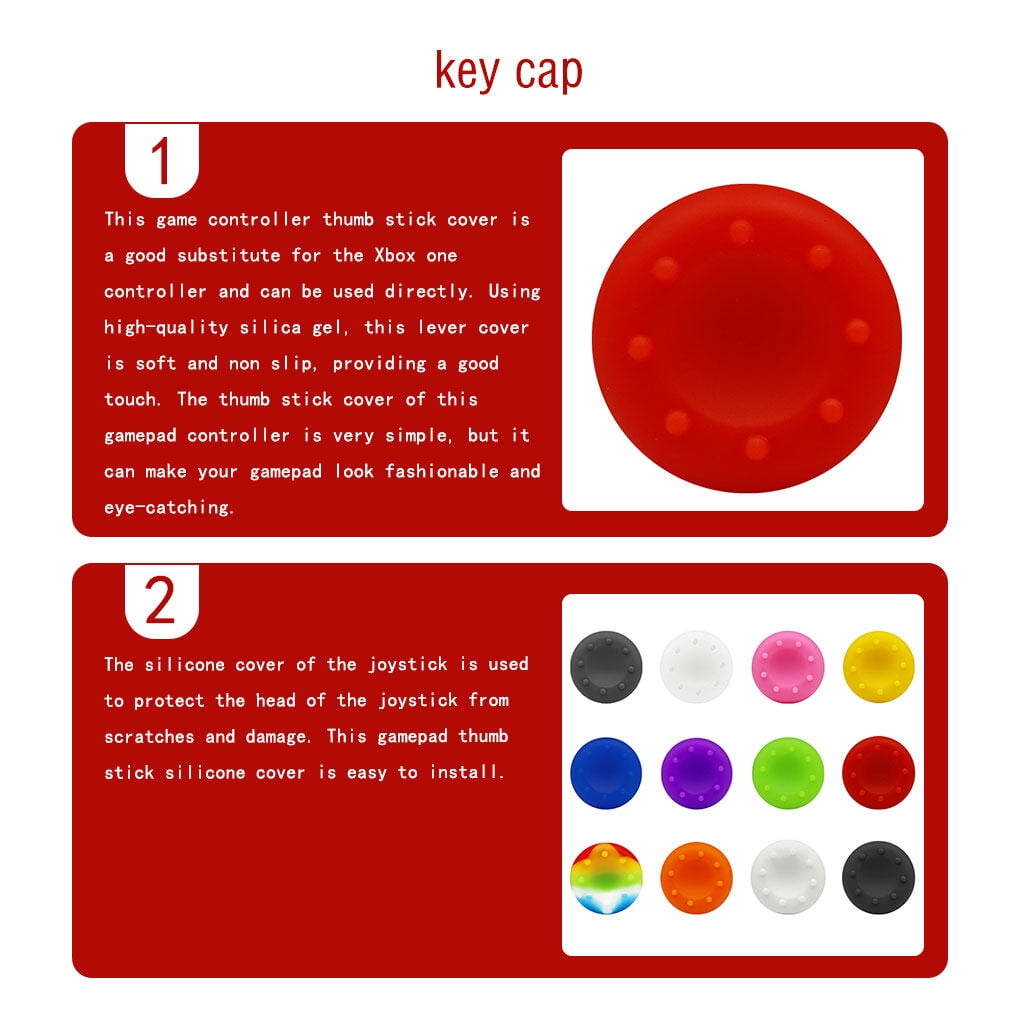 Click here for Baohd Pack Of 2 Gamepad Thumbstick Silicone Cover... prices