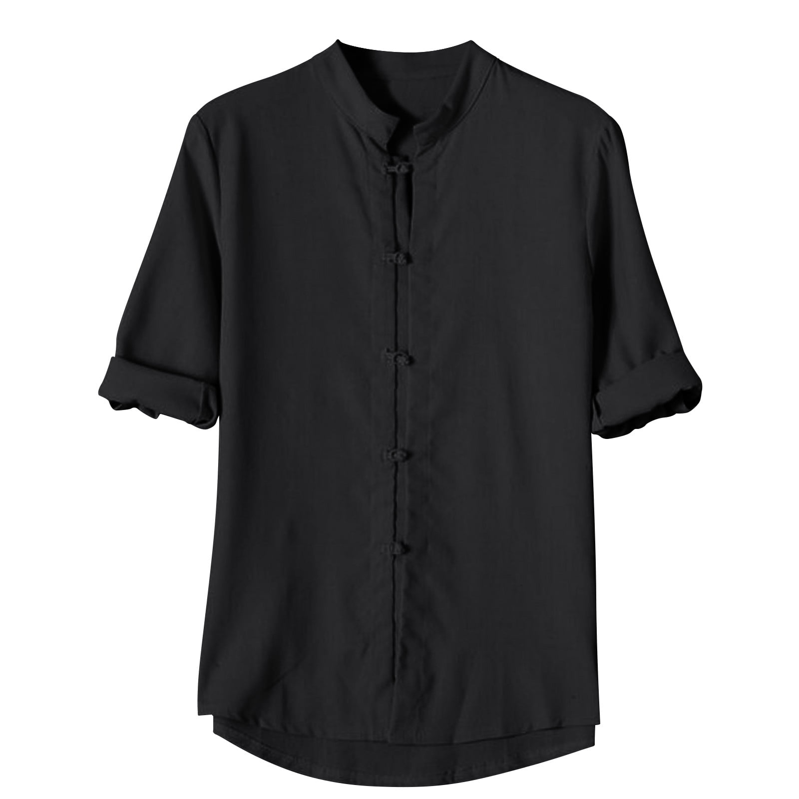 Click here for Aherbiu Plus Size Mens Long Sleeve Shirts Retro Bu... prices