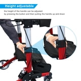 Maidesite Rollator Walker with Seat for Senior Adult, Heavy Duty ...