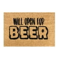 1Pc Floor Mat 40X60Cm Will Open for Funny Cute Doormat Door Mat Welcome ...