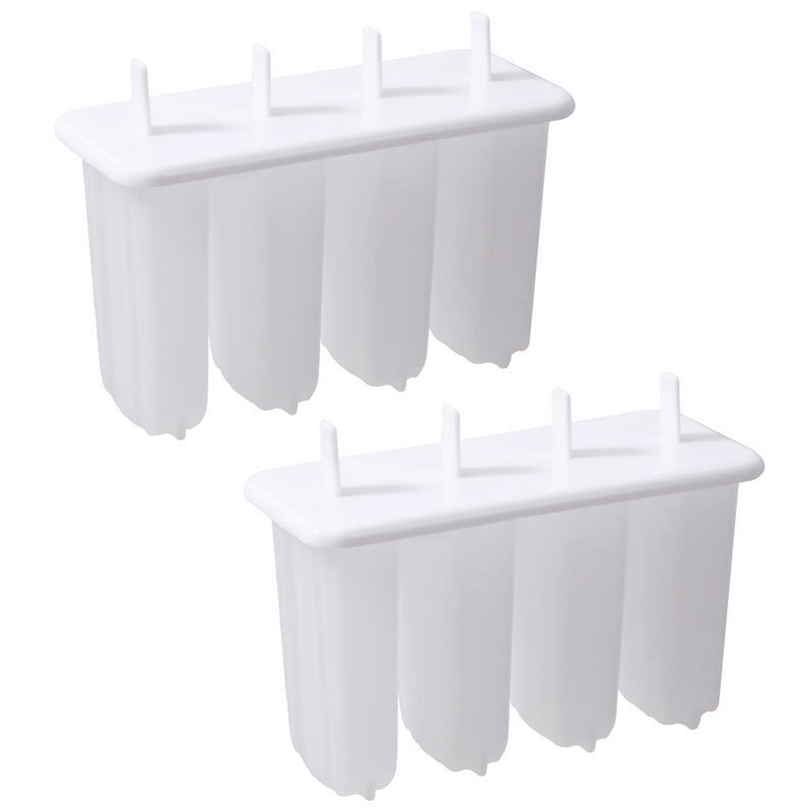 Waroomhouse 2Pcs Ice Cube Molds Food Grade Non-Stick Reusable Easy ...