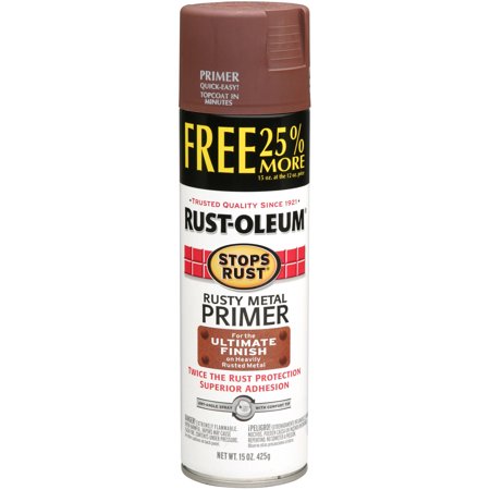 Rust-Oleum Stops Rust Rusty Metal Primer, 25% Bonus - Walmart.com