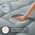 Peace Nest 3 Inch Extra Thick Down Alternative Mattress Topper ...